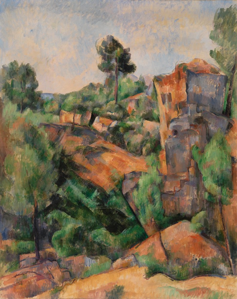 Bibémus Quarry by Paul Cézanne: Buy fine art print