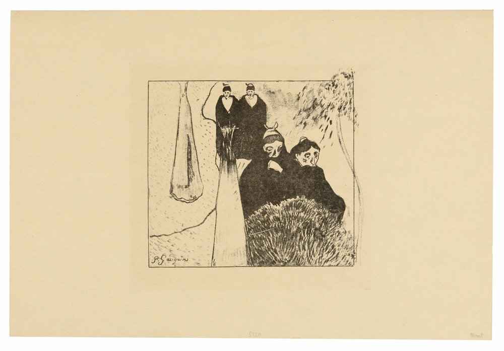 Old Women of Arles, from the Volpini Suite by Paul Gauguin