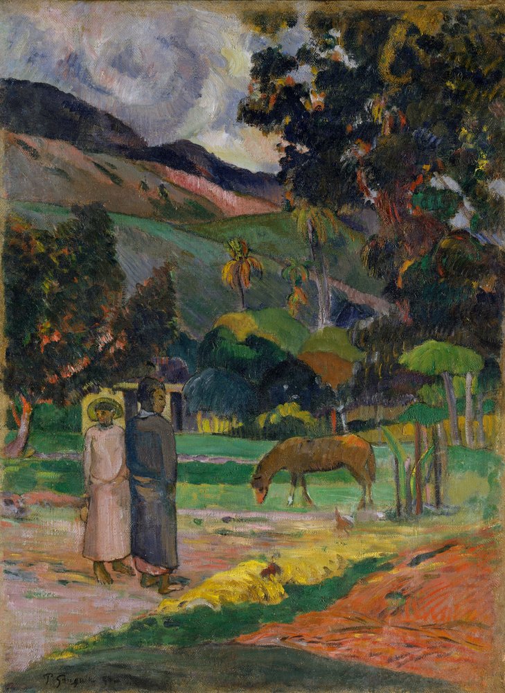 Tahitian Landscape by Paul Gauguin: Buy fine art print