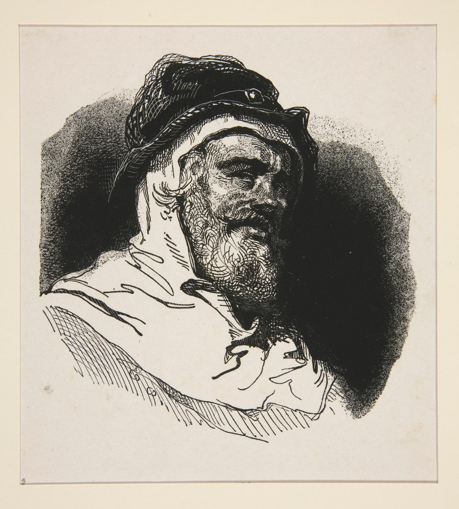 Bust by Paul Gavarni: Highest-quality art reproduction