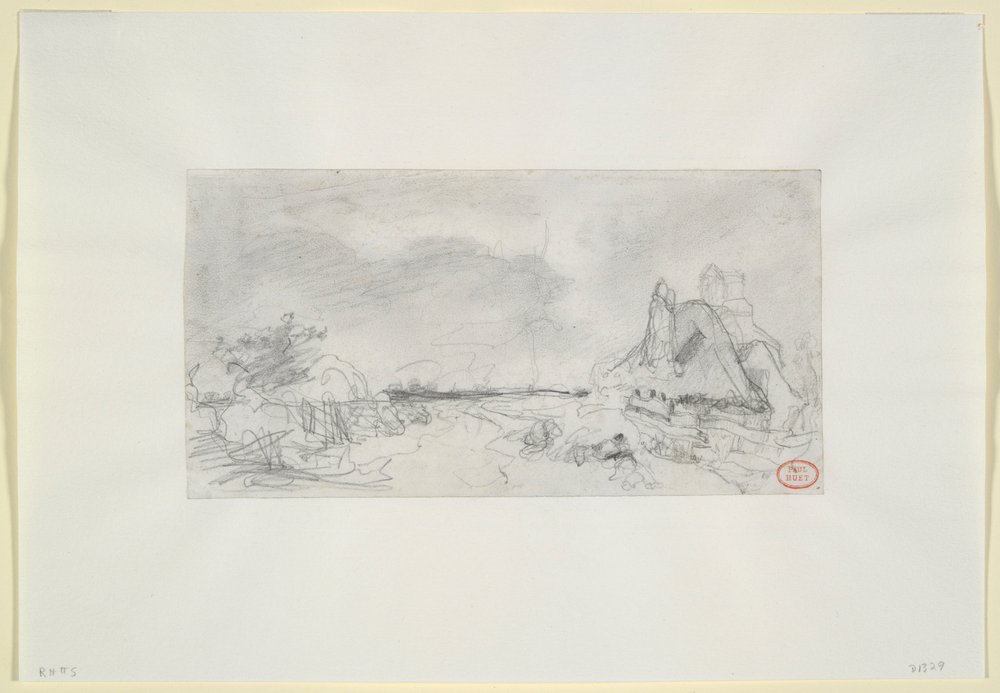 Landscape by Paul Huet: Highest-quality art reproduction