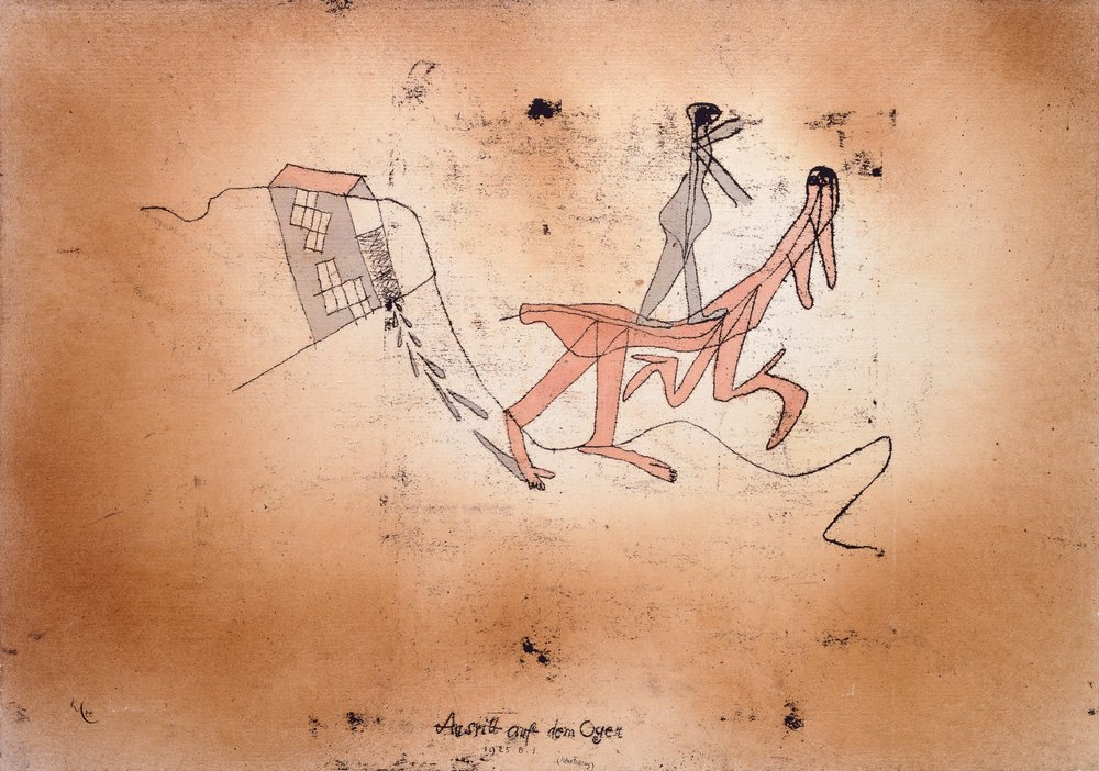 Riding on the Ogre by Paul Klee: Buy fine art print