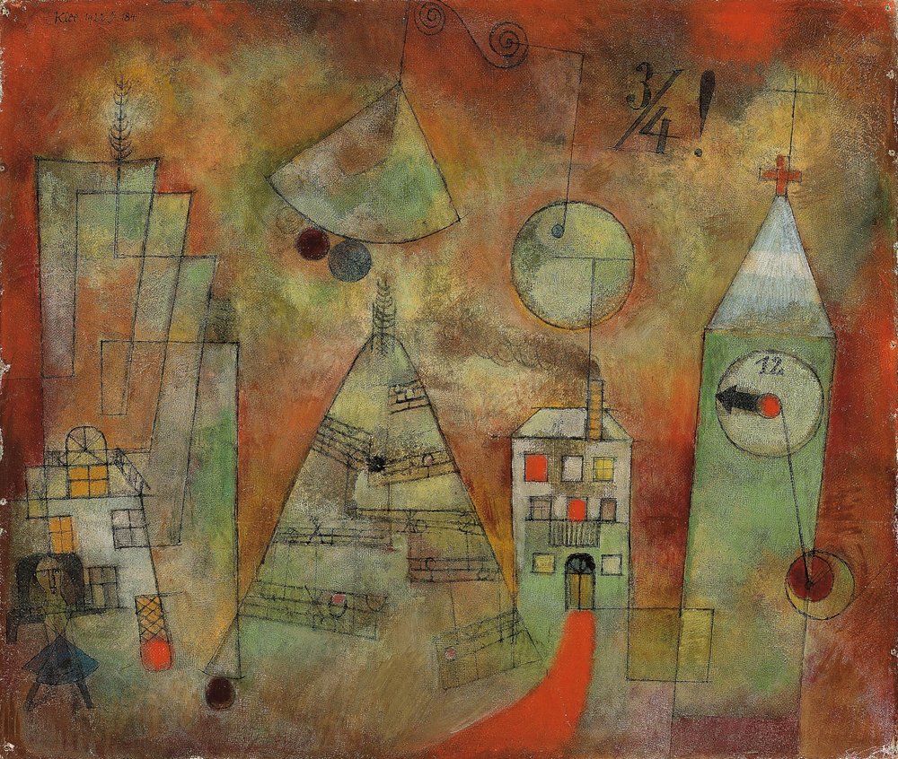 Fateful Hour at Quarter to Twelve by Paul Klee