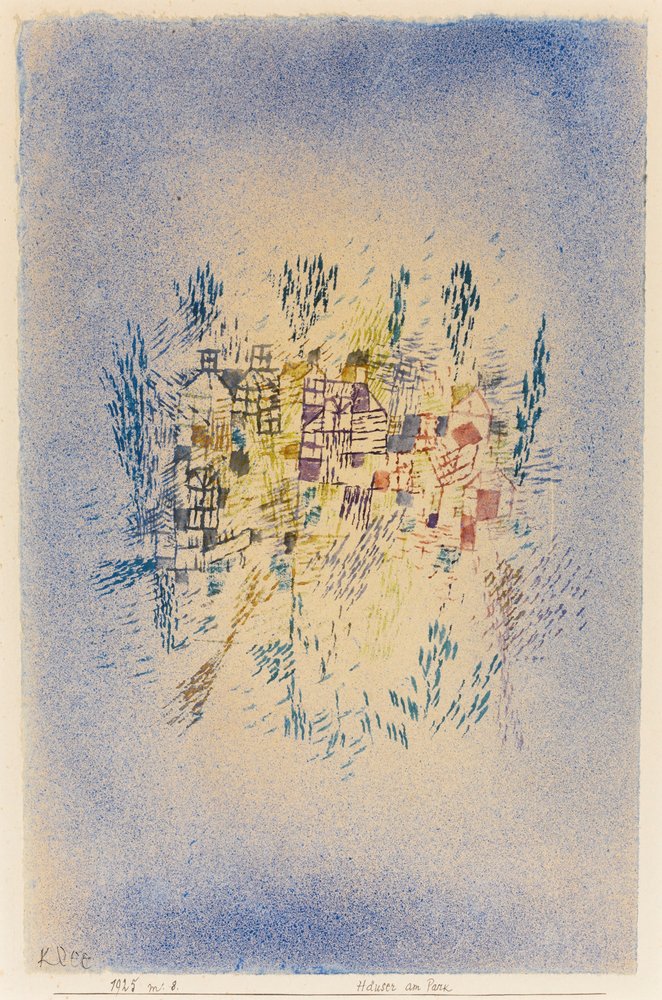 Houses by the Park by Paul Klee: Buy fine art print