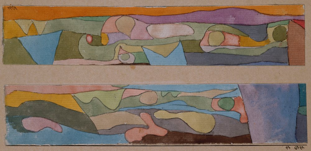 Two Small Watercolors by Paul Klee: Buy fine art print