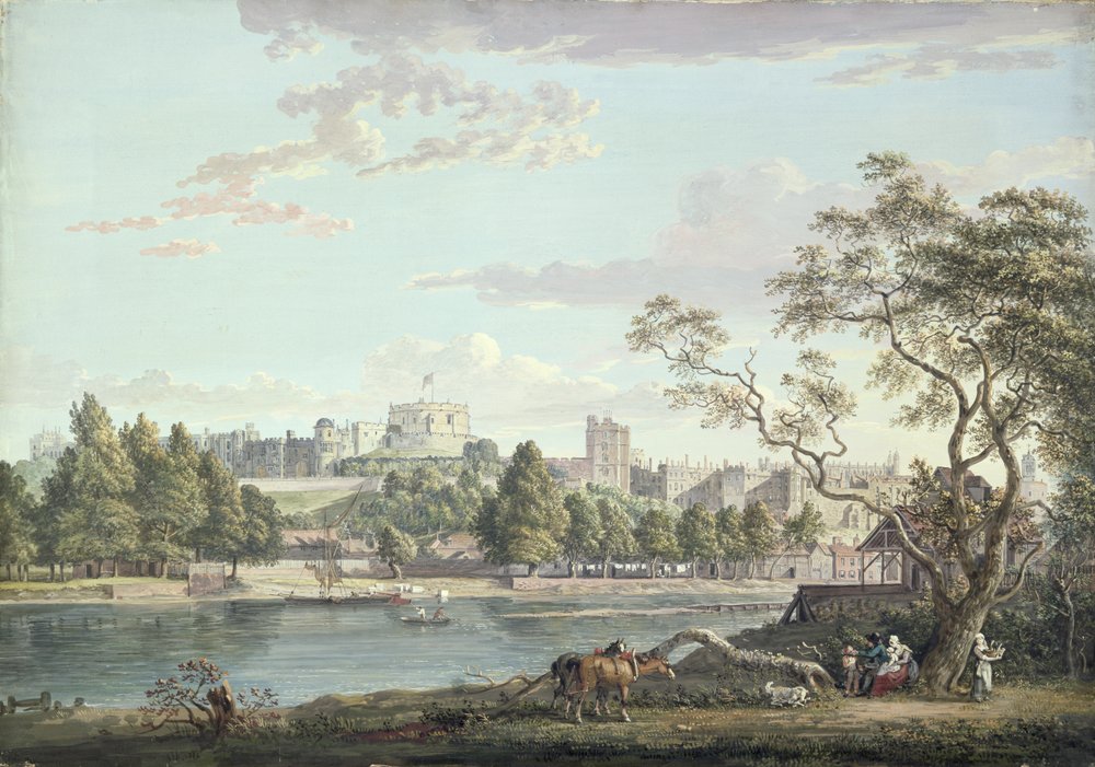 Windsor Castle, from across the Thames by Paul Sandby