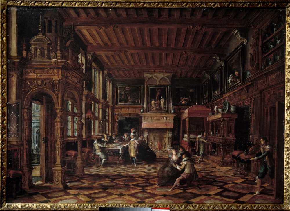 Flemish Interior by Paul Vredeman de Vries: Fine art print