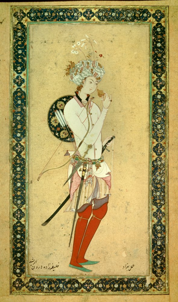 Portrait of Haroun al-Rashid by Persian School