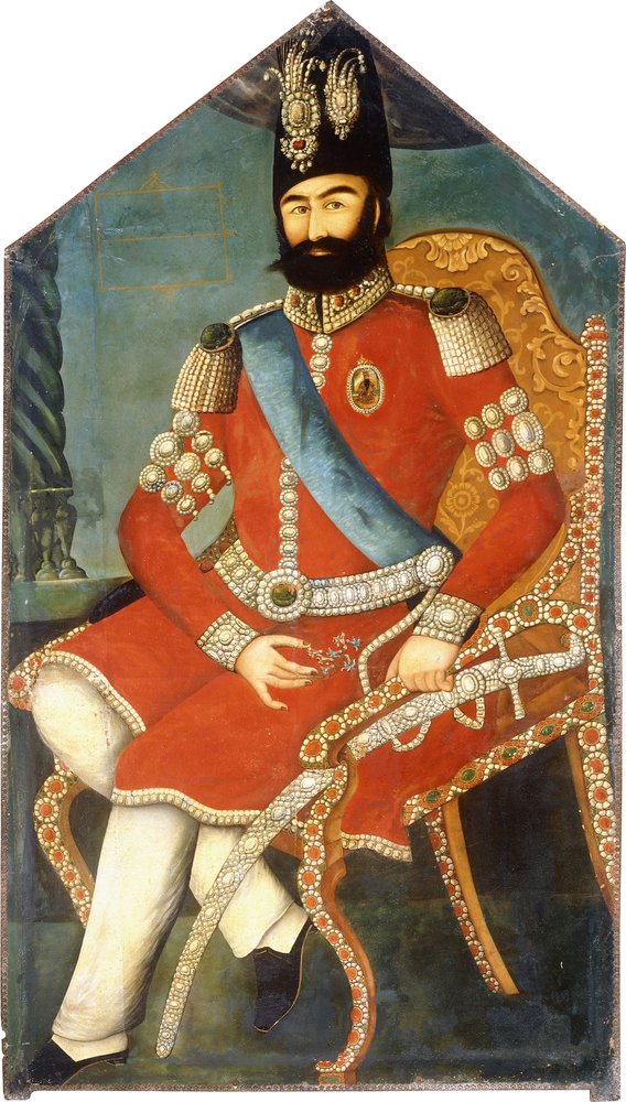 Portrait of Muhammad Shah by Persian School