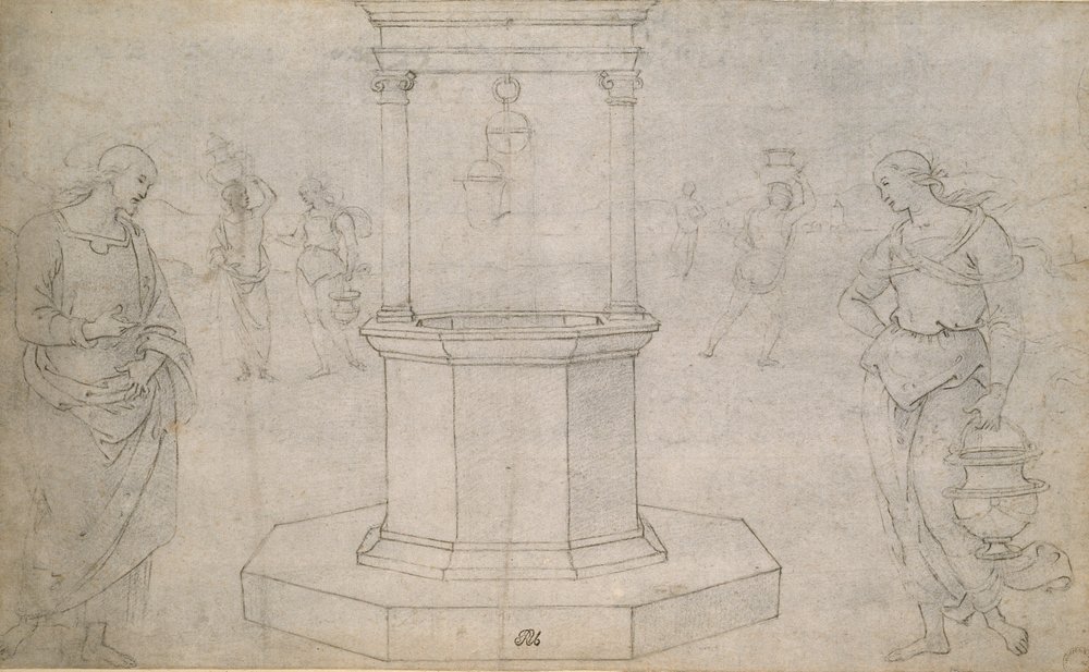 Christ and the Woman of Samaria by Perugino