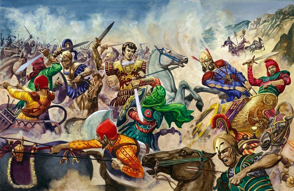 Alexander the Great at the Battle of Issus by Peter Jackson