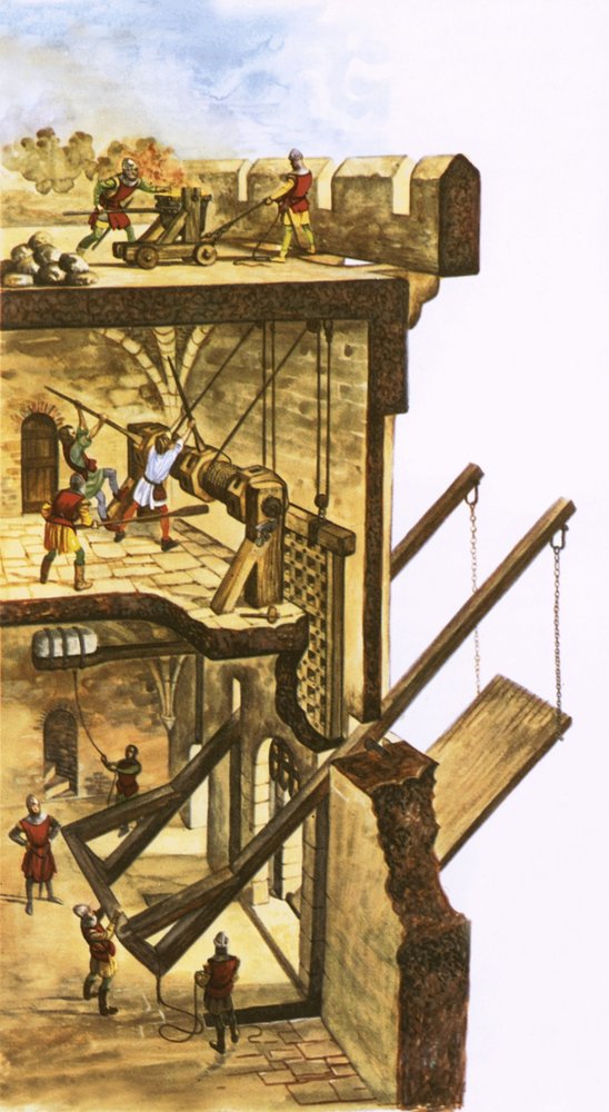 Raising the Drawbridge by Peter Jackson: Fine art print