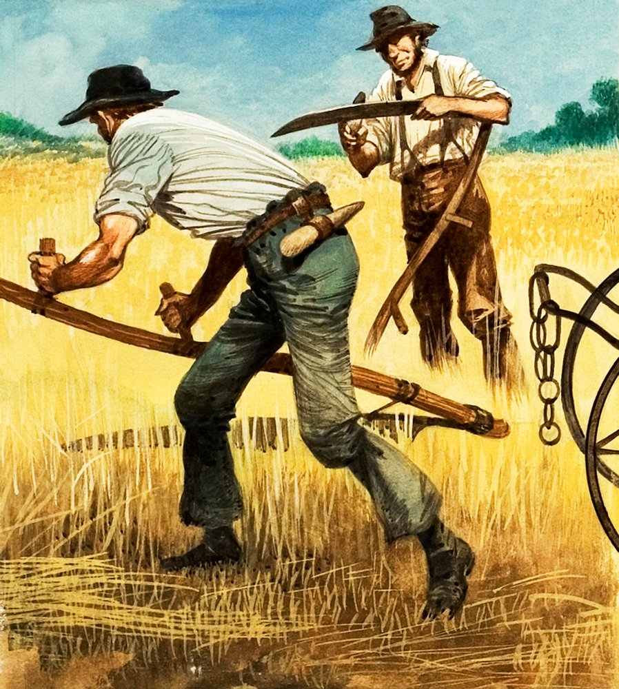 Reaping by Peter Jackson: Highest-quality art reproduction