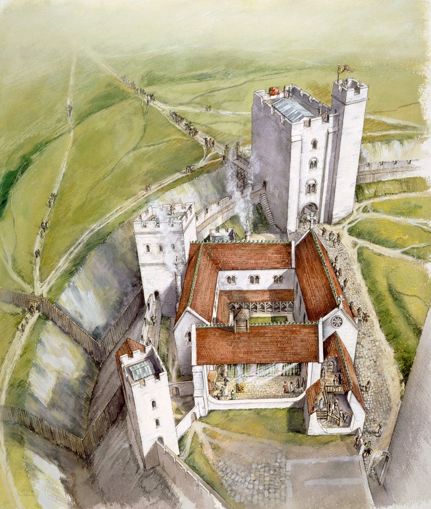 Old Sarum by Peter Dunn: Highest-quality art reproduction