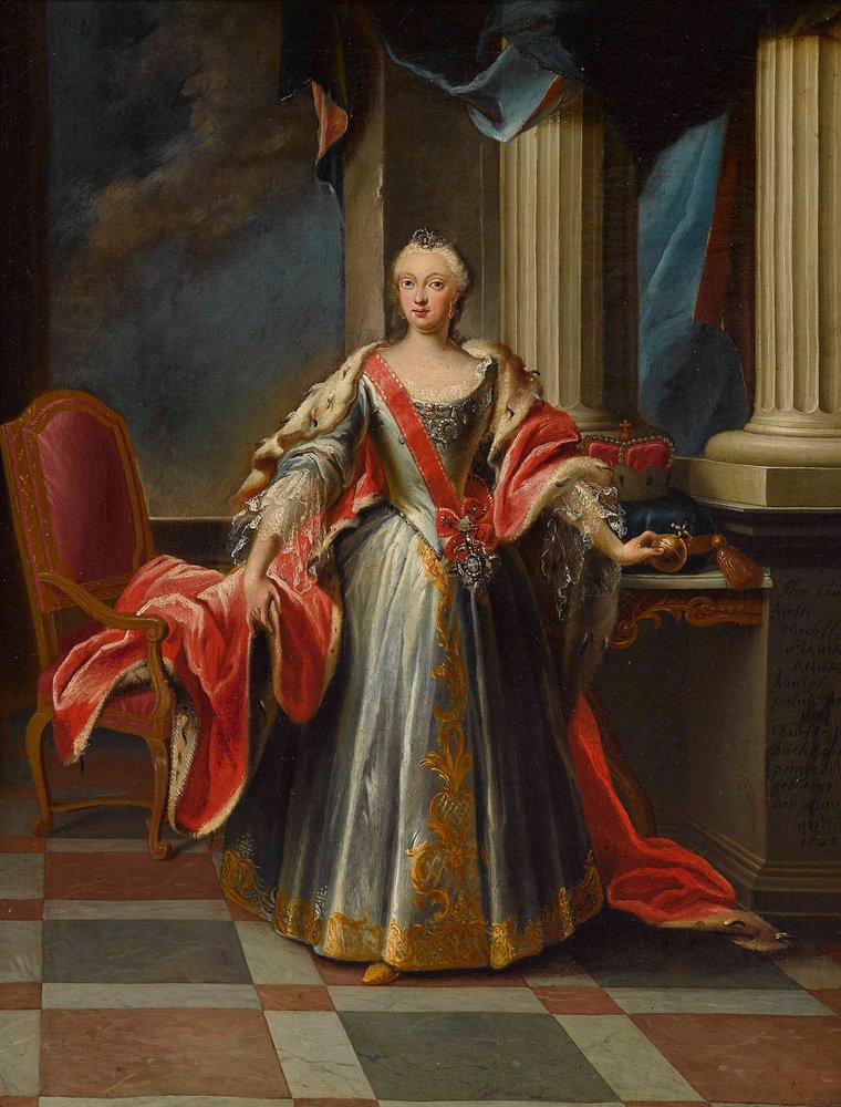Portrait of Maria Anna Sophia of Saxony, Electress of Bavaria