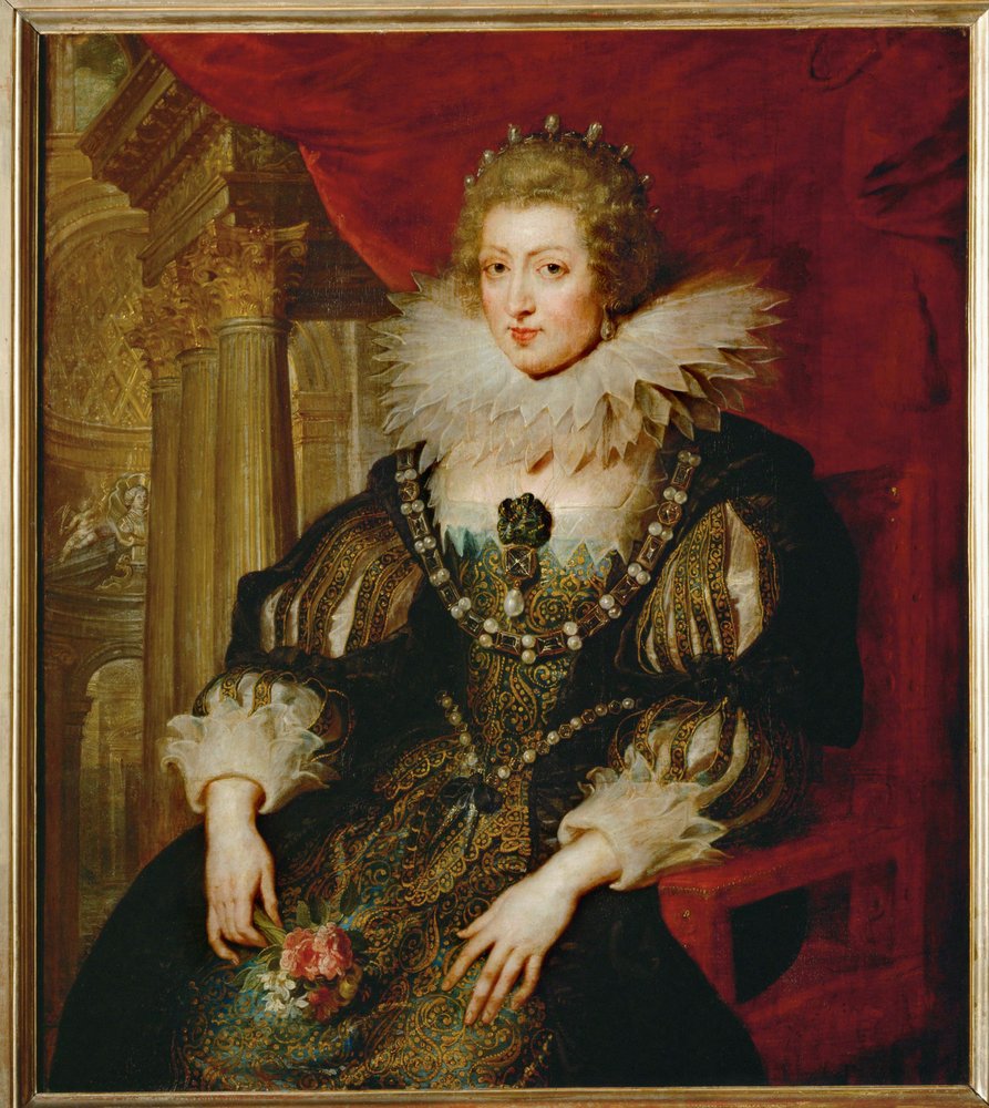 Anne of Austria, Queen of France by Peter Paul Rubens