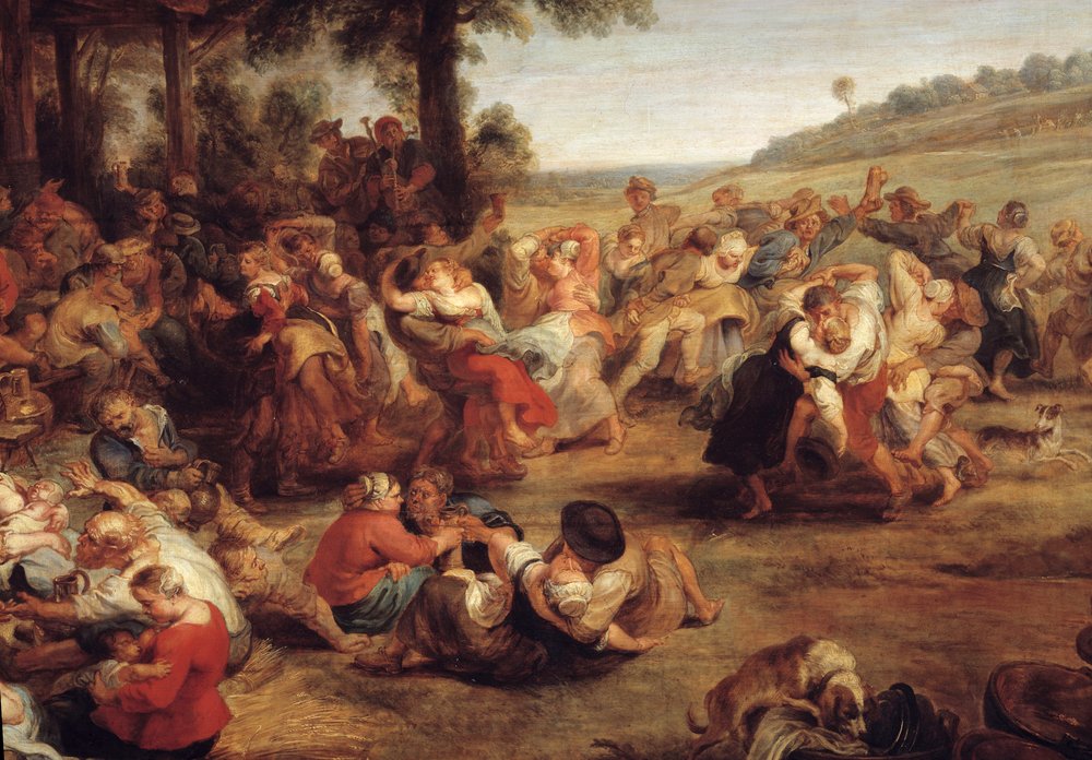 The Fair or Wedding in the Village (detail)