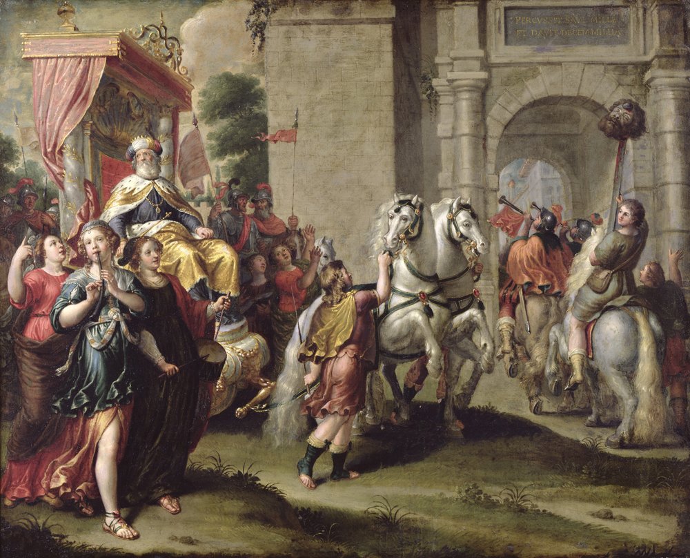The Triumph of David by Peter van Lint: Buy fine art prints