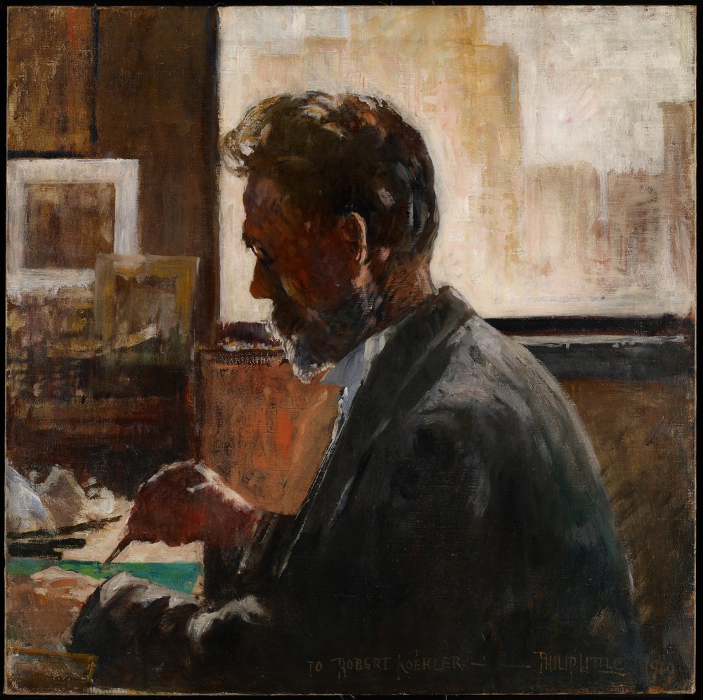 Portrait of Robert Koehler by Philip Little
