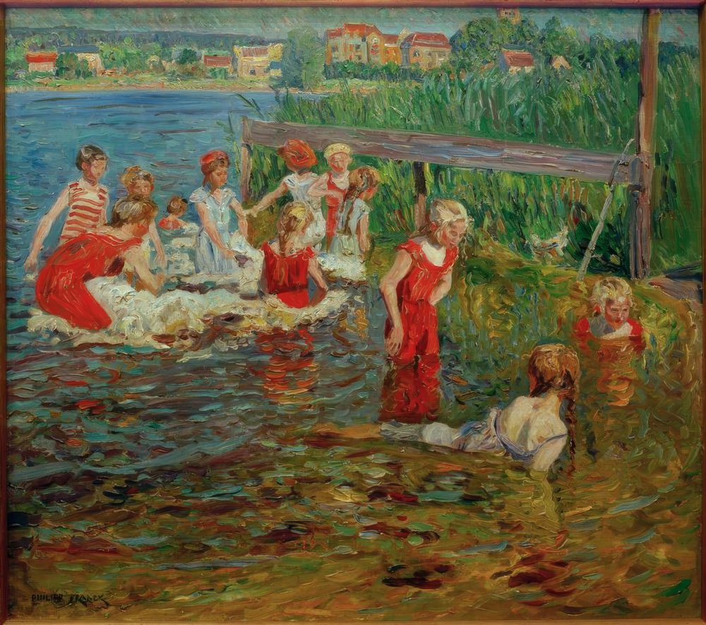 Bathing Fun by Philipp Franck: Buy fine art print