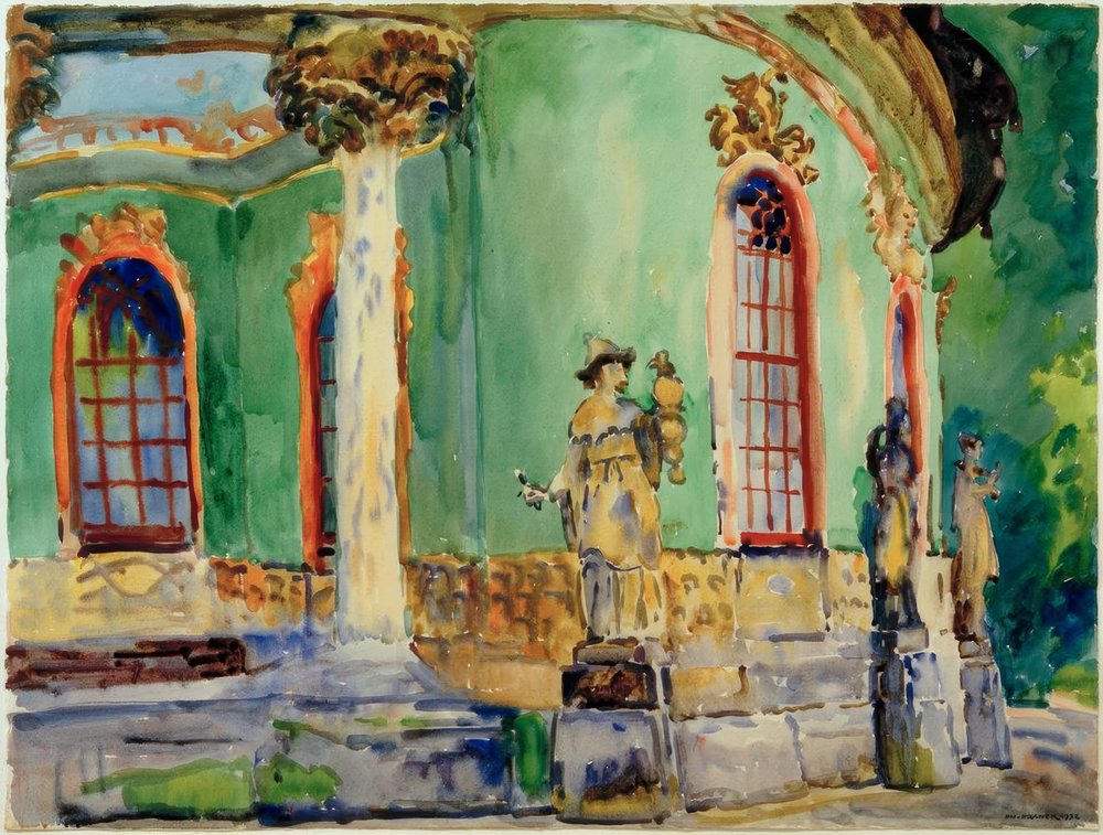 Chinese Teahouse by Philipp Franck: Premium art reproduction