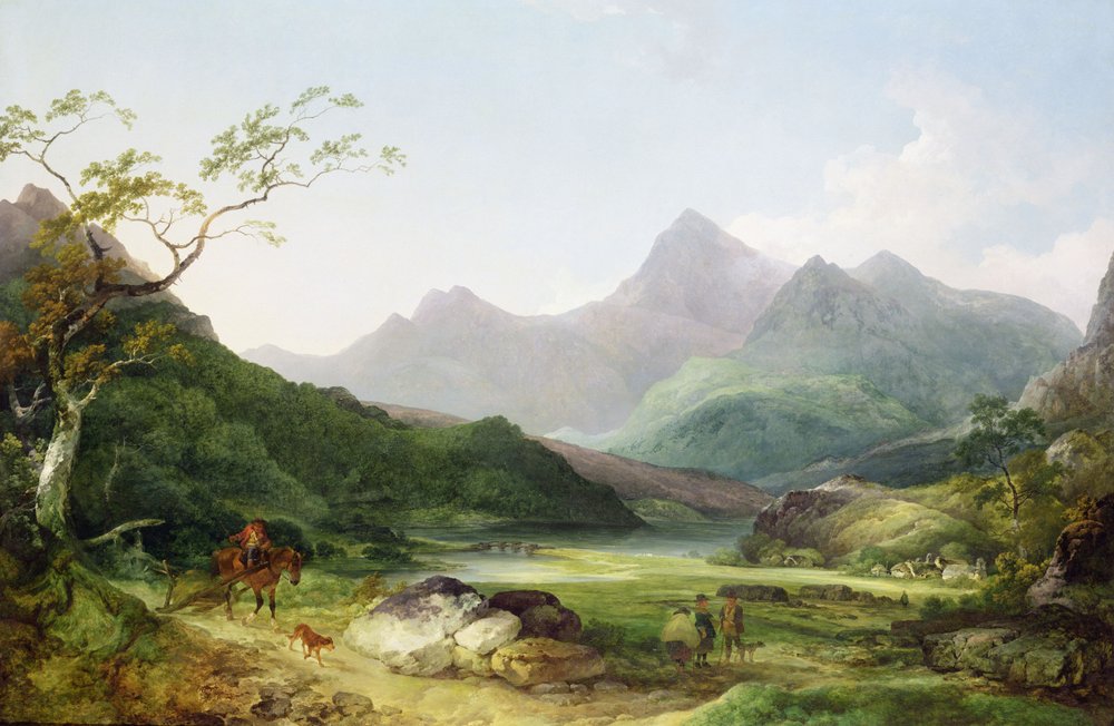 A View of Snowdon from Capel Curig, 1787