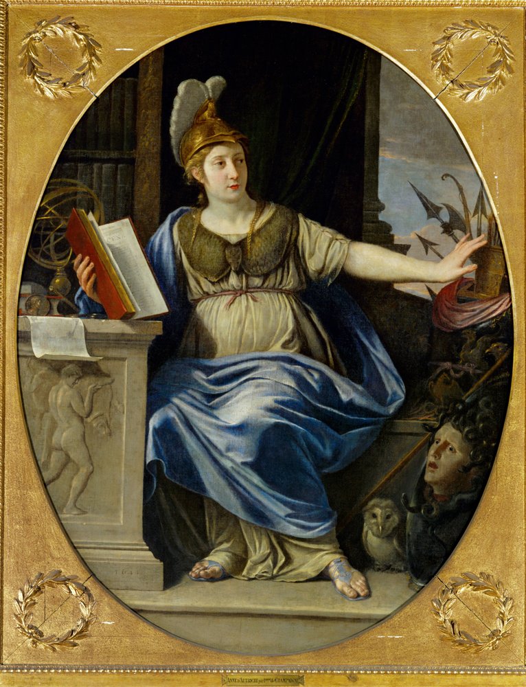 Anne of Austria, Queen of France and Wife of Louis XIII, as Minerva