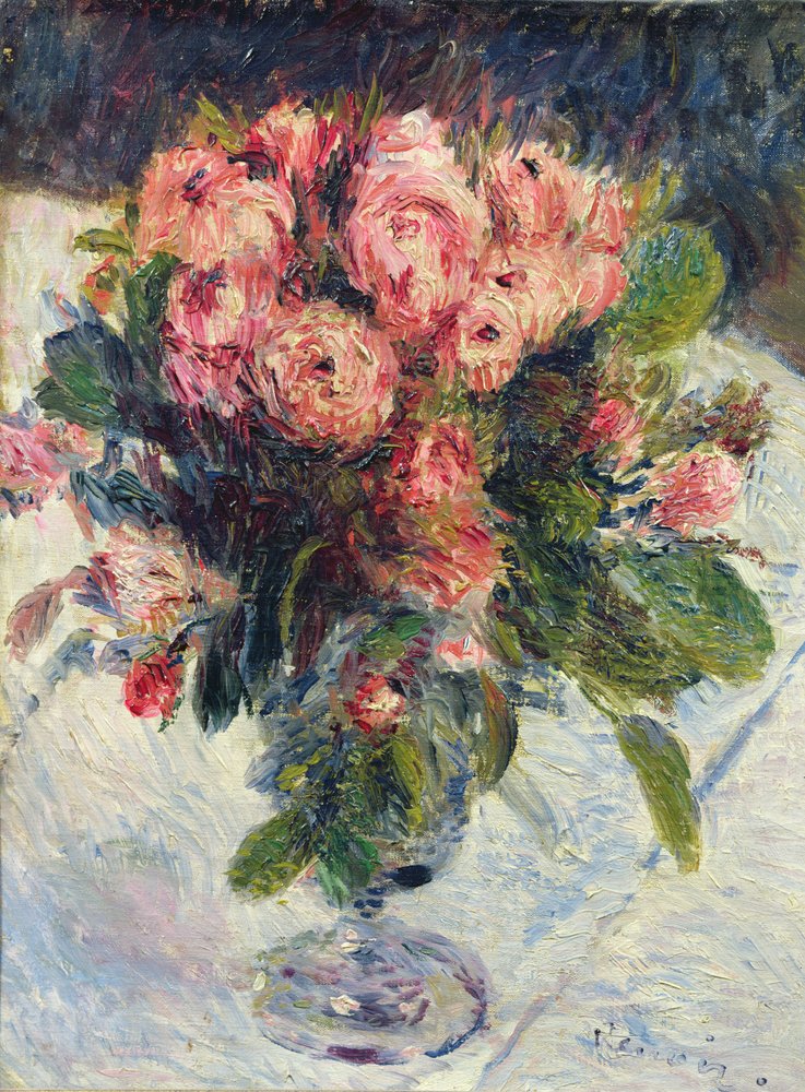 Moss-Roses by Pierre-Auguste Renoir: Buy fine art print