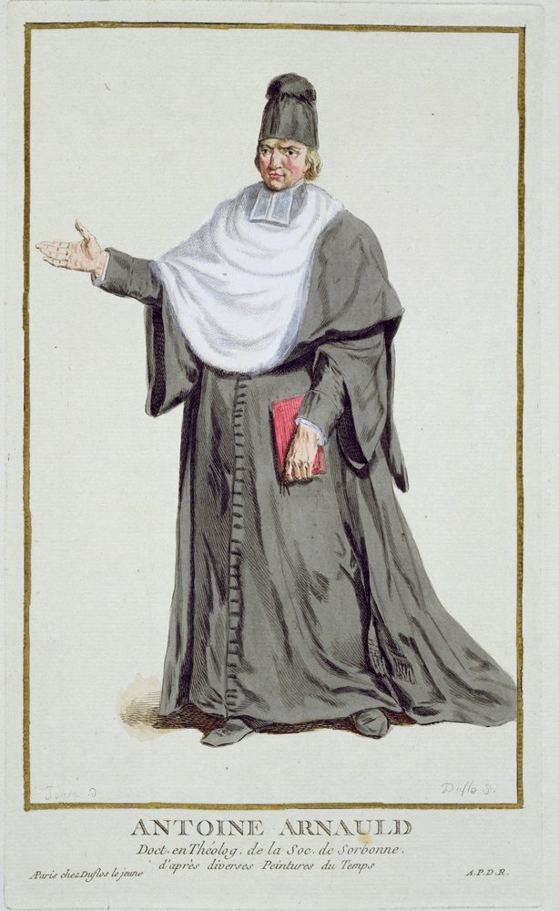 Antoine Arnauld (1612-94) by Pierre Duflos: Fine art print