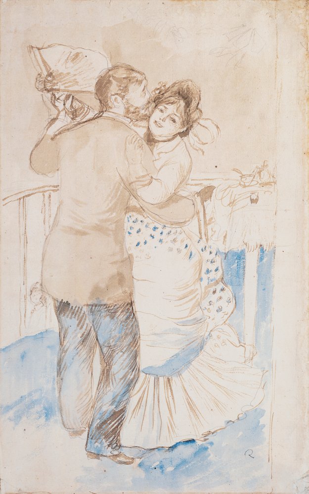 Countryside Dance by Pierre Auguste Renoir: Fine art print