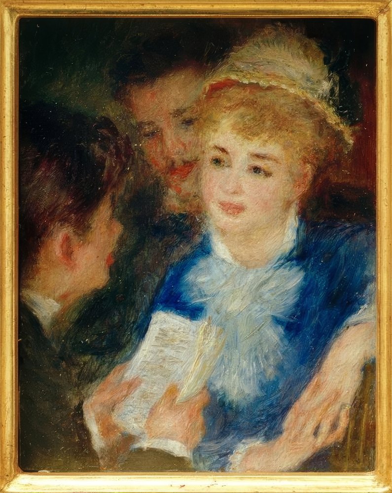 Sample Reading by Pierre-Auguste Renoir: Fine art print