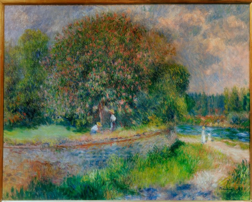 Flowering Chestnut Tree by Pierre-Auguste Renoir