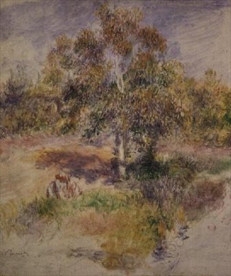 Study of a Tree by Pierre-Auguste Renoir: Fine art print