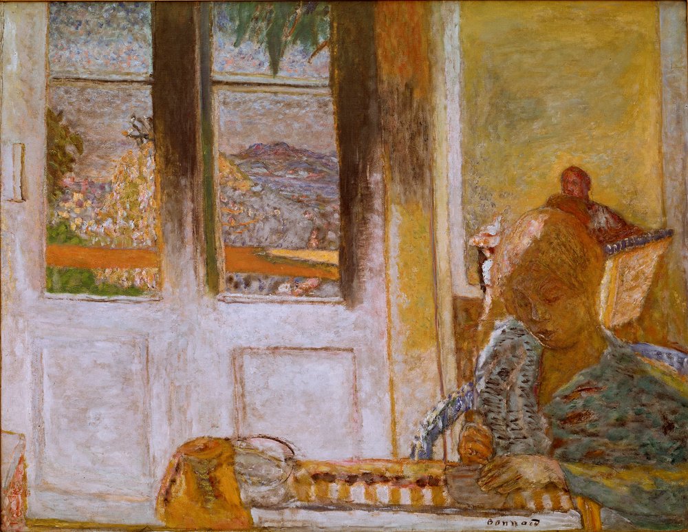 The French Window (Morning at Le Cannet) by Pierre Bonnard