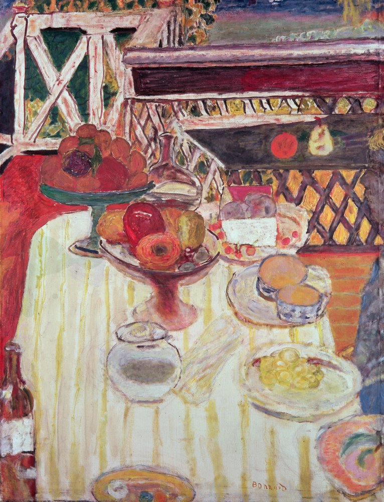 The Summer Table by Pierre Bonnard: Buy fine art print