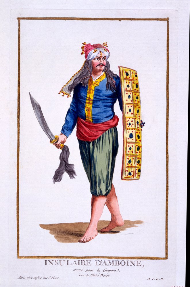 Native of the Island of Amboine, armed for war, from 'Recuil des ...