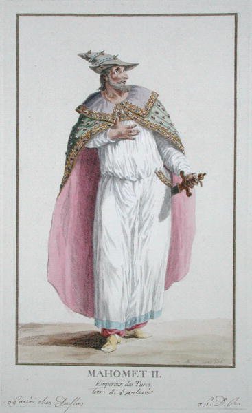 Sultan Mahomet II (1432-81) from 'Receuil des Estampes, representant ...