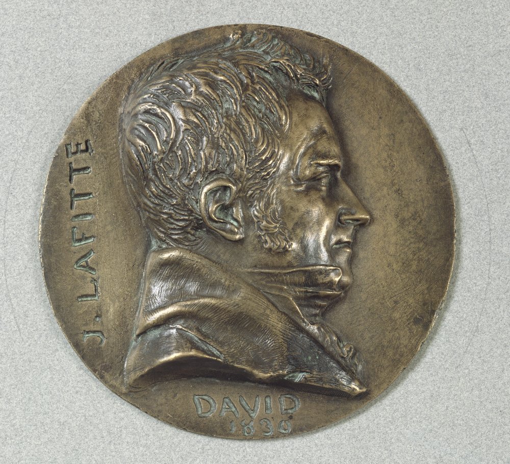 Medallion with a portrait of Jacques Lafitte