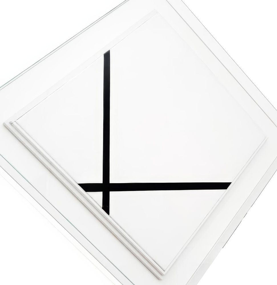 Lozenge Composition with Two Lines by Piet Mondrian