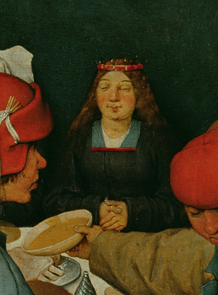 Peasant Wedding (detail) by Pieter Bruegel the Elder