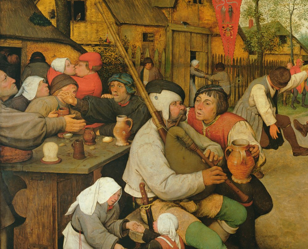 Peasant Dance (detail) by Pieter Bruegel the Elder