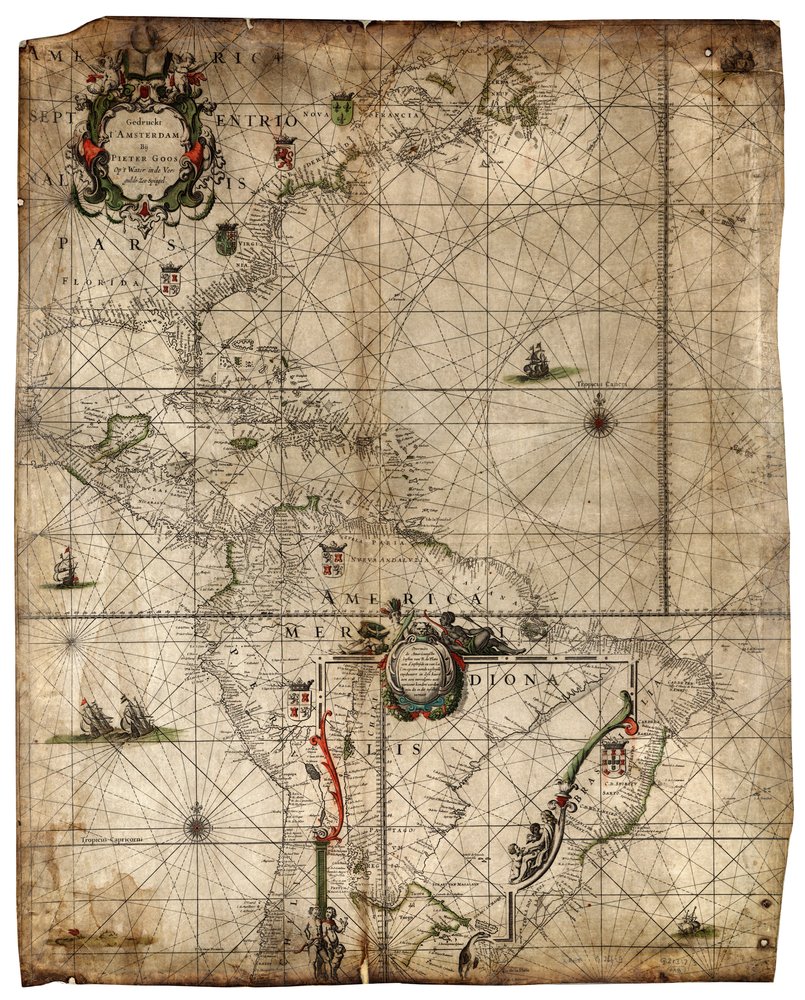 Western Atlantic Ocean by Pieter Goos: Buy fine art print