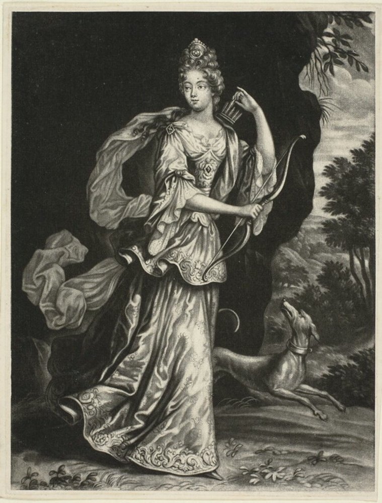 Anne Catharine Mouy, Countess of Broglia, as the Goddess Diana