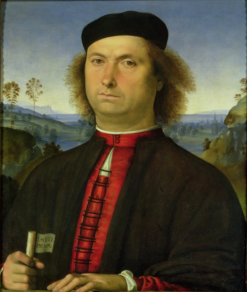 Portrait of Francesco delle Opere, 1494 by Pietro Perugino
