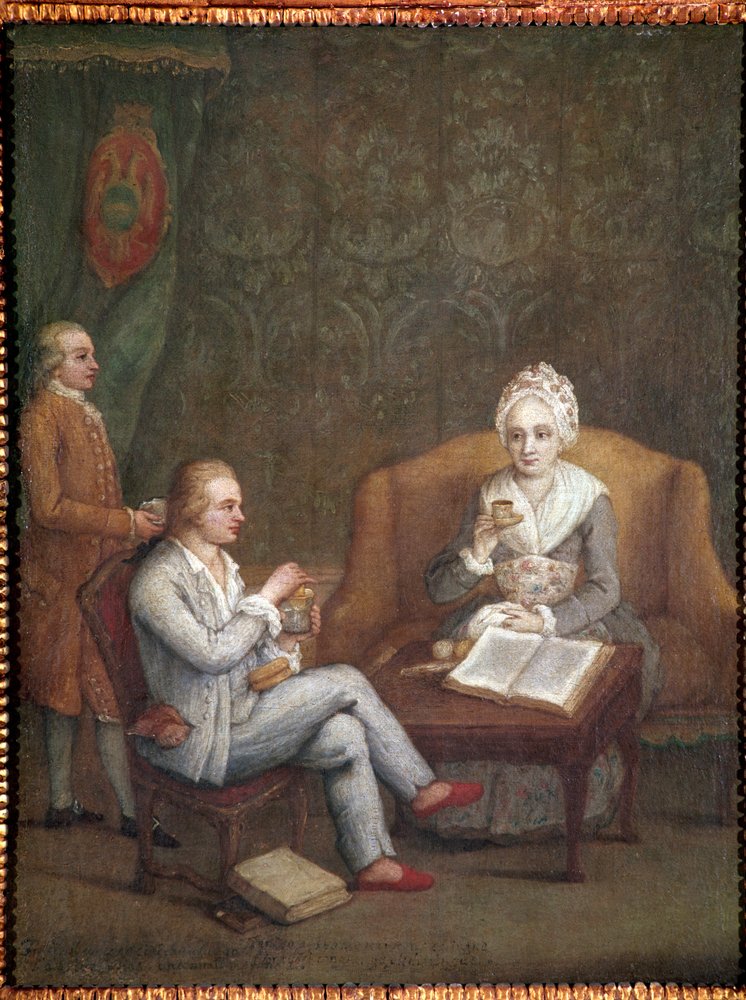 Portrait of Adriana Giustinian with Her Son Gerolamo Ascanio Taking Hot ...