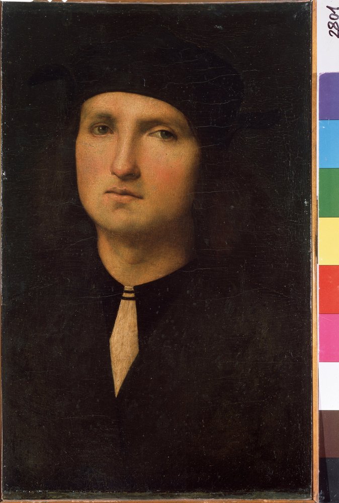 Portrait of a Young Man by Pietro Perugino: Fine art print
