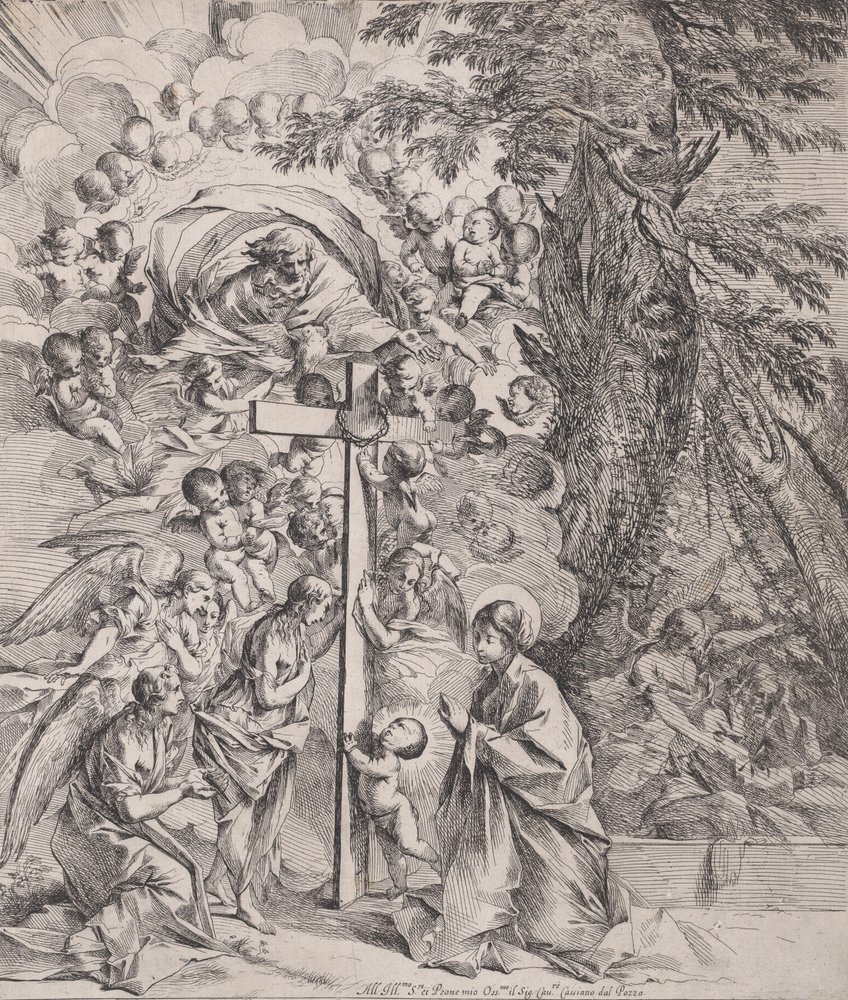 The Dream of St Joseph by Pietro Testa: Buy fine art print