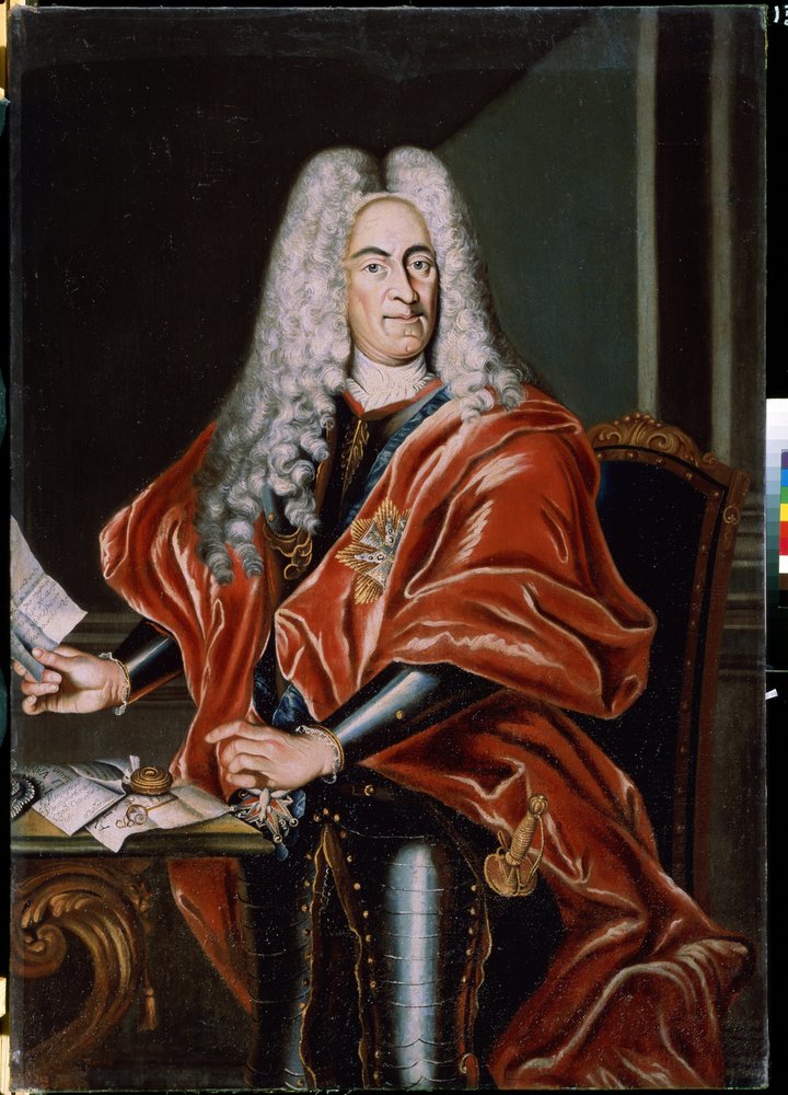 Portrait of an Aristocrat by Polish School: Fine art print