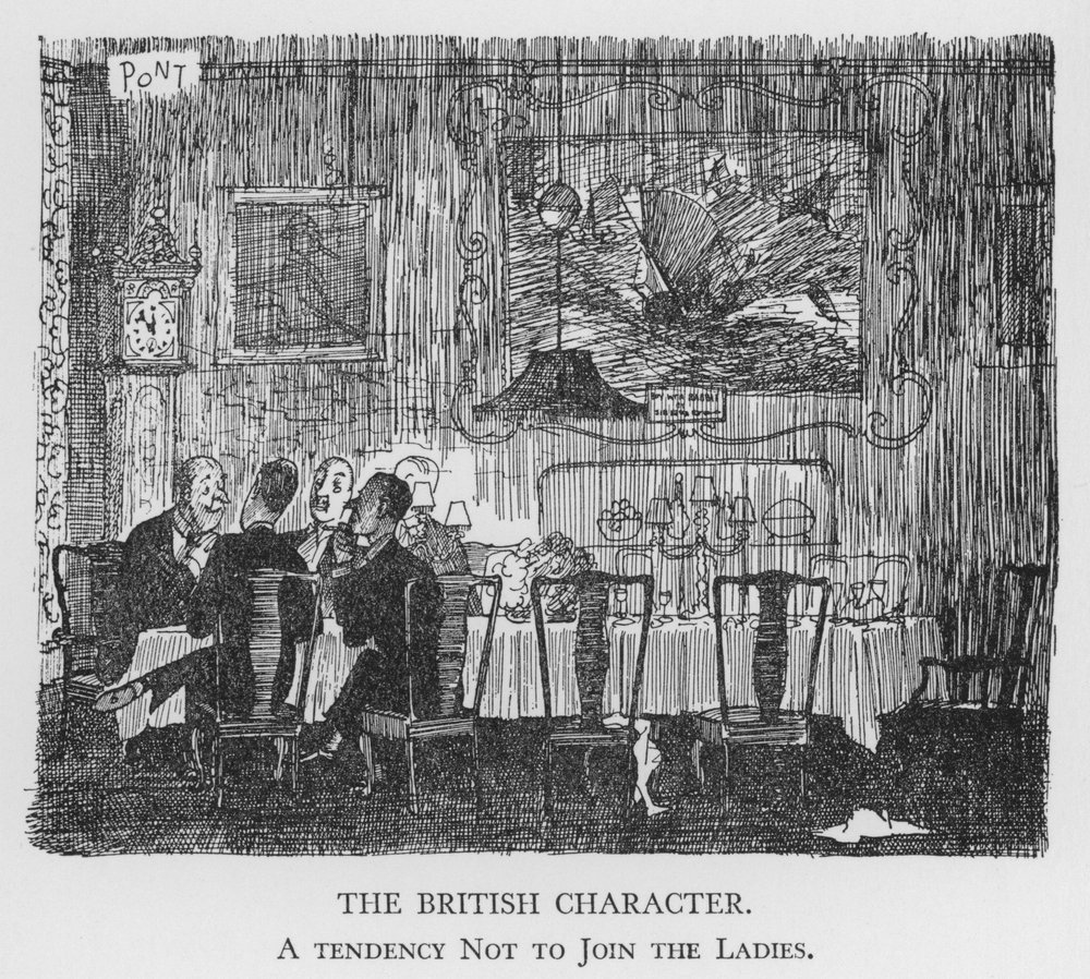 The British Character, A Tendency Not to Join the Ladies