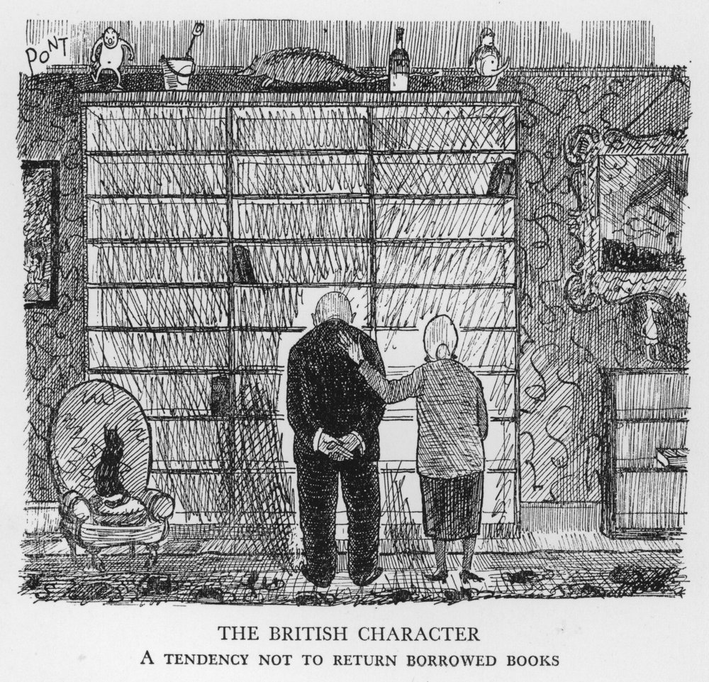 The British Character, A Tendency Not to Return Borrowed Books